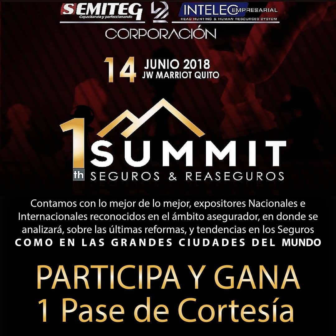 Participa y Gana 1 pase de Cortesia al 1er. SUMMIT de Seguros ...